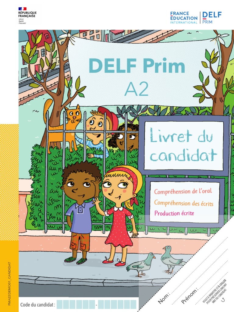 Delf Prim A2 Livret Candidat | PDF