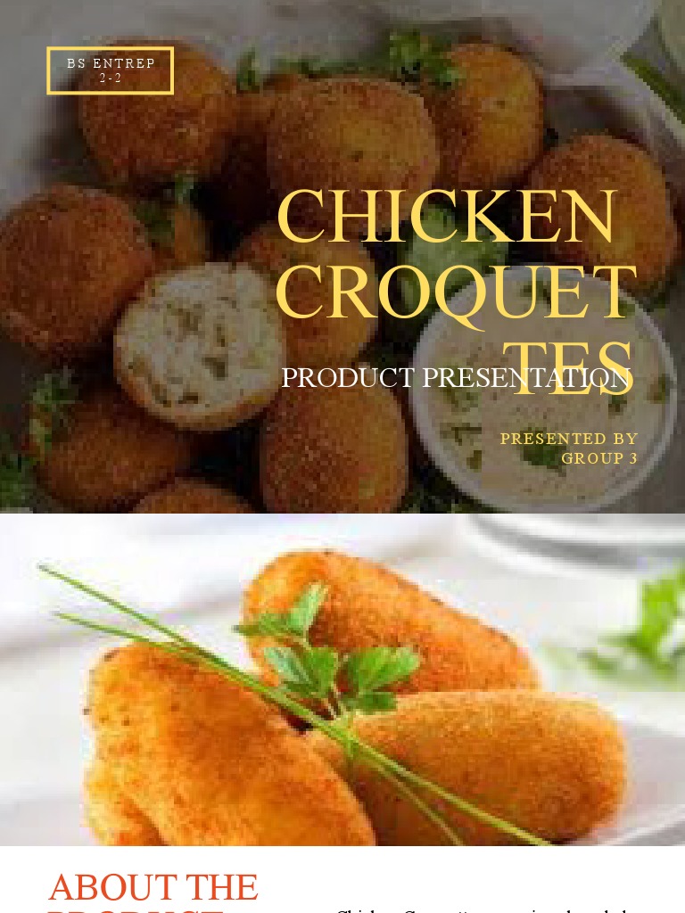 Chicken Croquettes 1aaa | PDF | Convenience Food | Cuisine