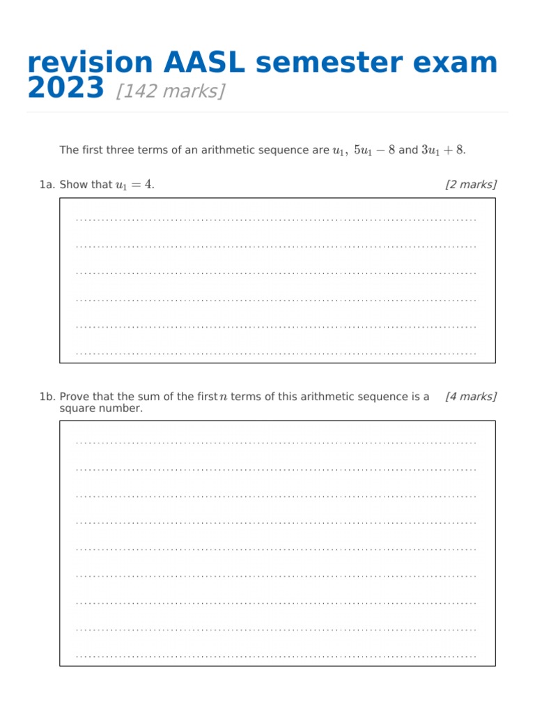 Revision AASL Semester Exam 2023 | PDF | Teaching Methods & Materials