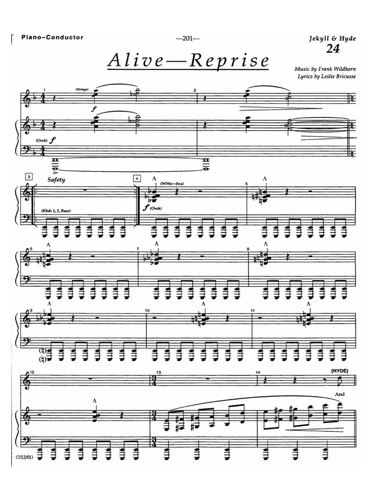 Alive Reprise | PDF
