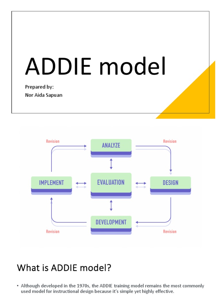 ADDIE Model | Download Free PDF | Instructional Design | Learning