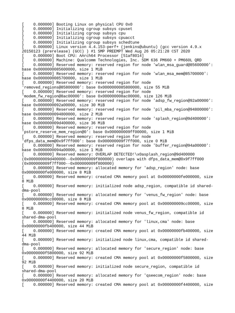 Dmesg | PDF | Computing | Computer Data