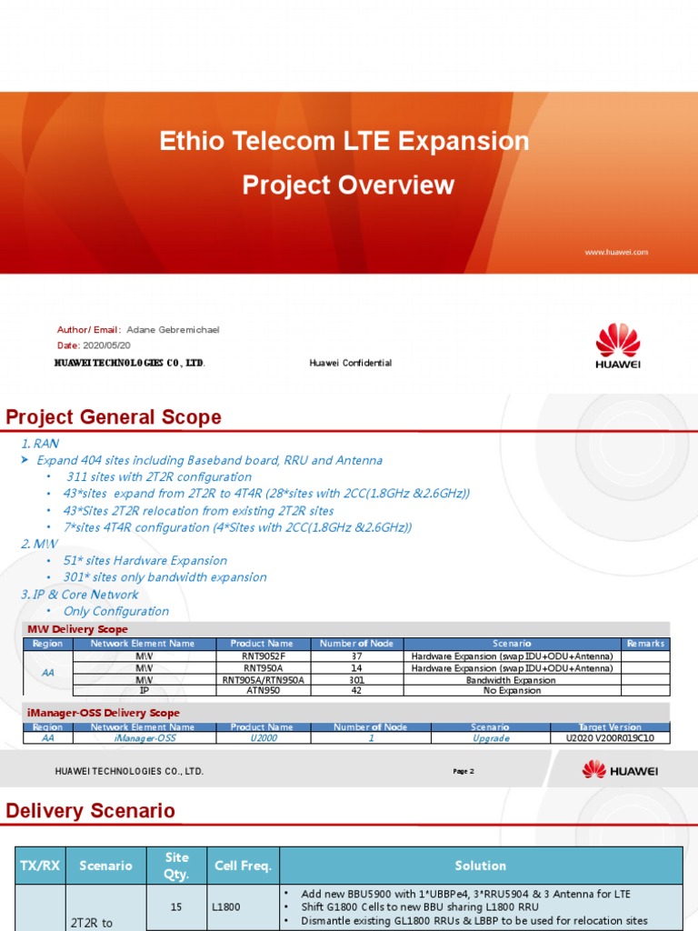 LTE Expansion Project Overview | PDF