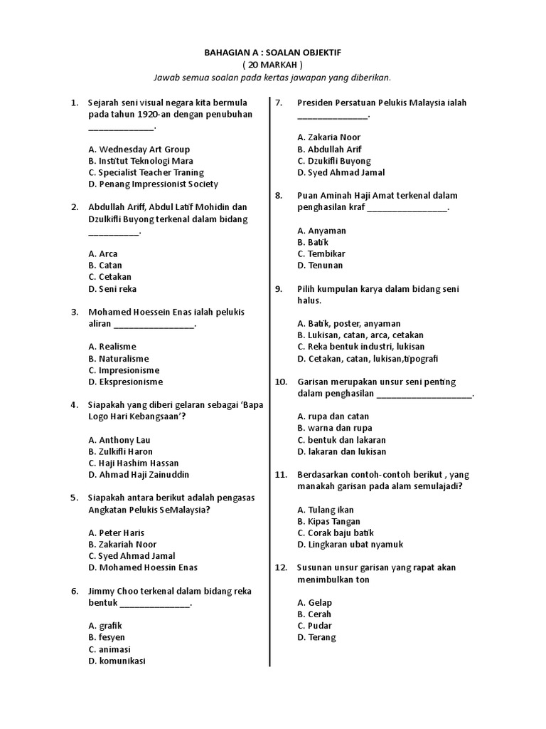 PPT1 2023 Soalan PSV | PDF
