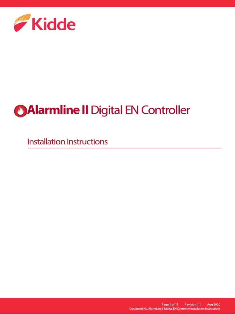 Installation Instructions Alarmline II | PDF | Electrical Wiring ...