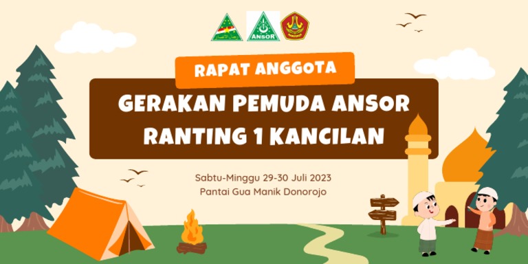 Banner Rapat Anggota Ansor | PDF