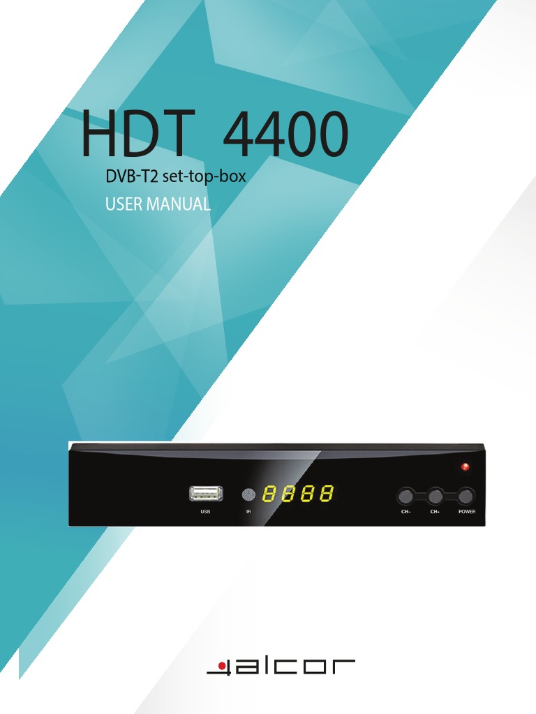 Alcor HDT4400 Set-Top Box | PDF | Usb | Usb Flash Drive