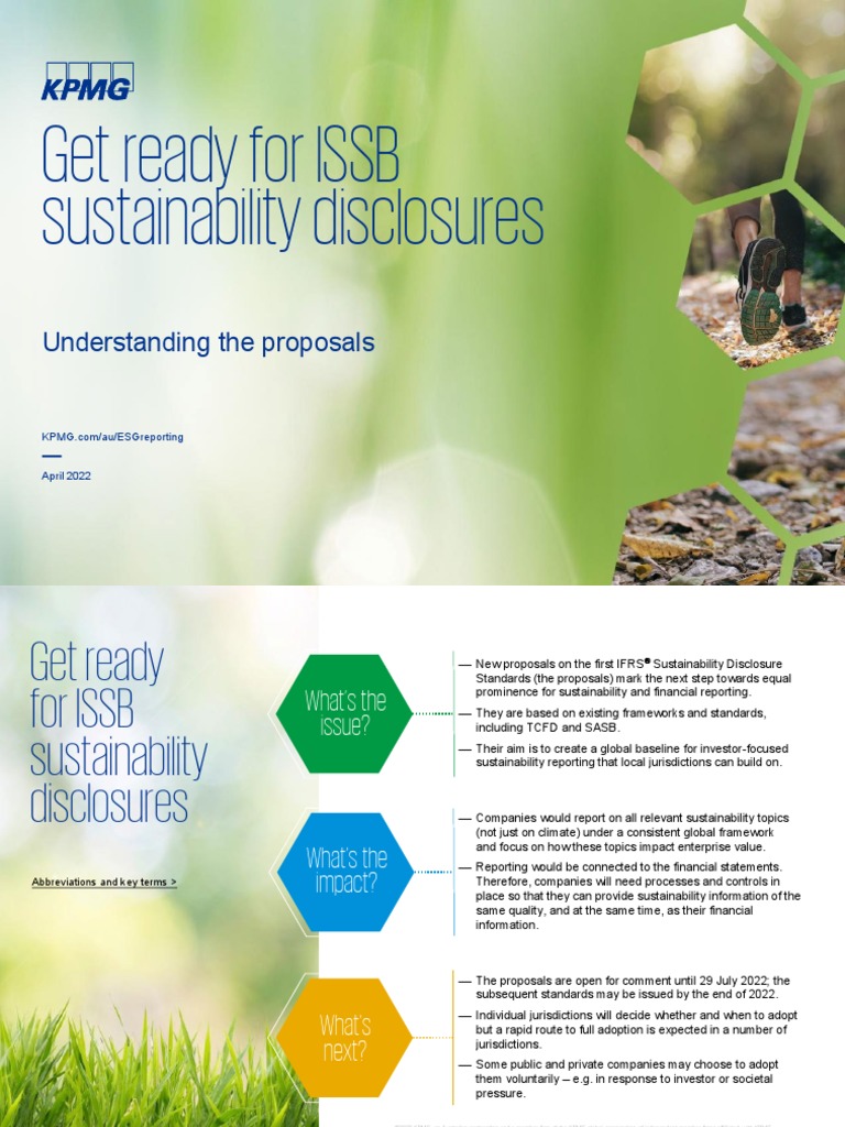 KPMG Get Ready For ISSB Sustainability Disclosures - Understanding The ...