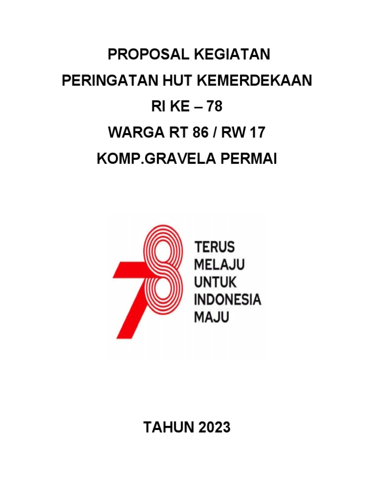 Proposal Hut Ri 2023 | PDF