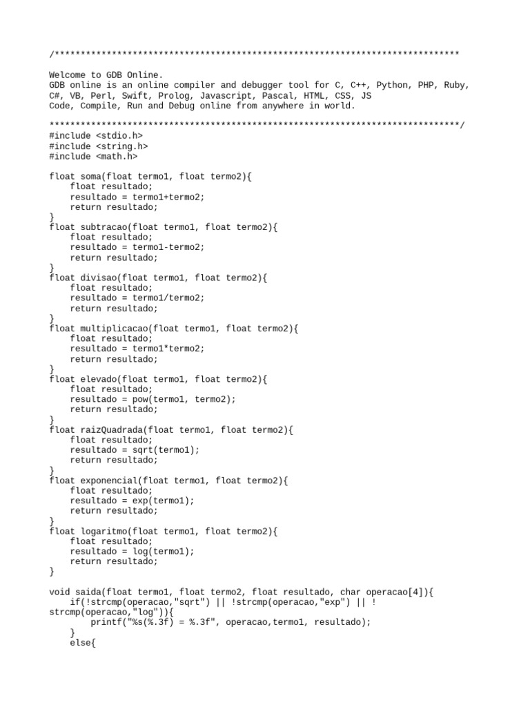 Calculadora Fabio | PDF | Objeto (informática) | Programación orientada a objetos