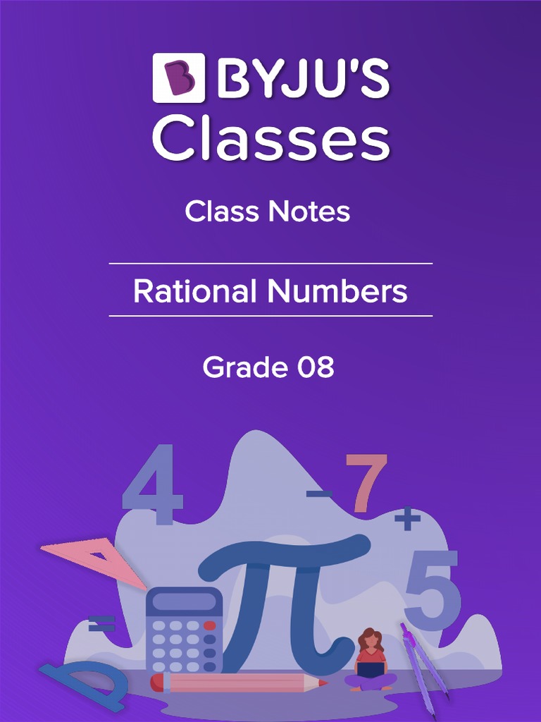 Rational Numbers - Notes | PDF | Numbers | Integer