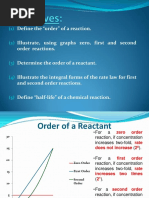 Second Order Reaction - Definition and Derivation For Rate Law and Half ...