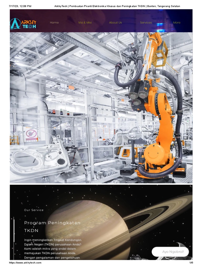 ArkhyTech3 - Pembuatan Piranti Elektronika Khusus Dan Peningkatan TKDN - Banten, Tangerang ...