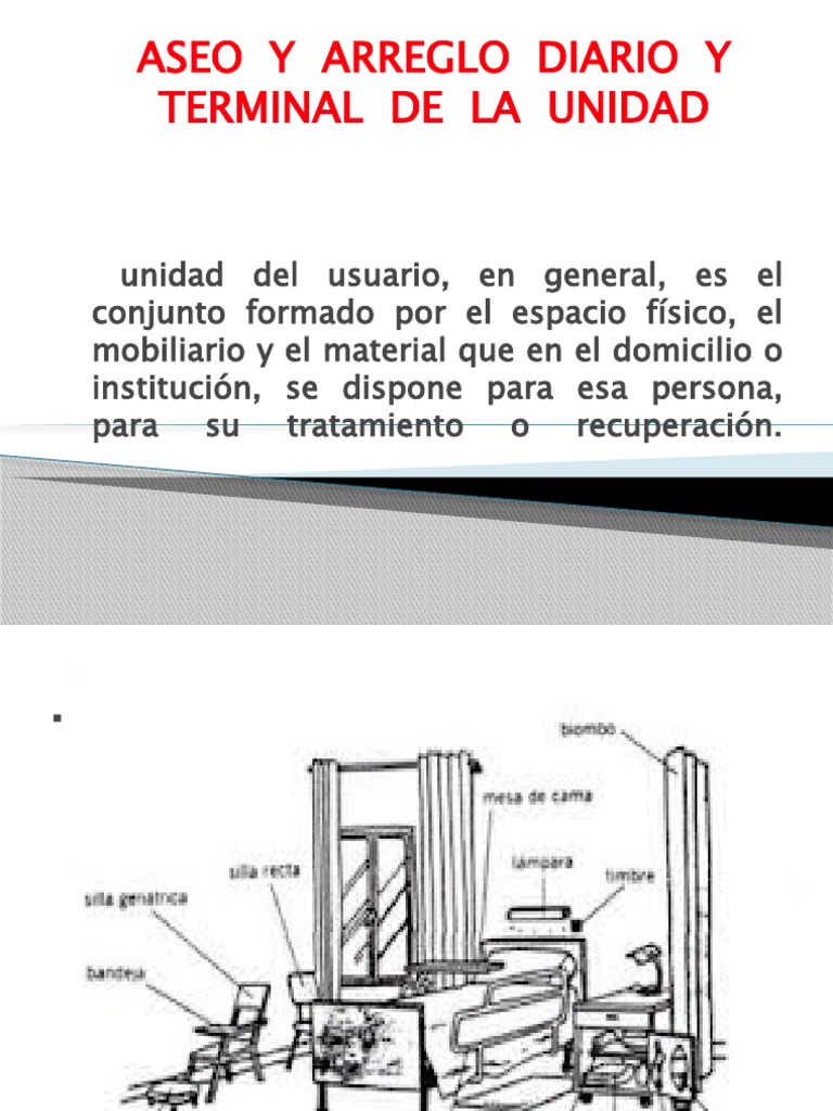 Aseo de La Unidad | PDF | Higiene | Agua Aseo de La Unidad | PDF | Higiene | Agua