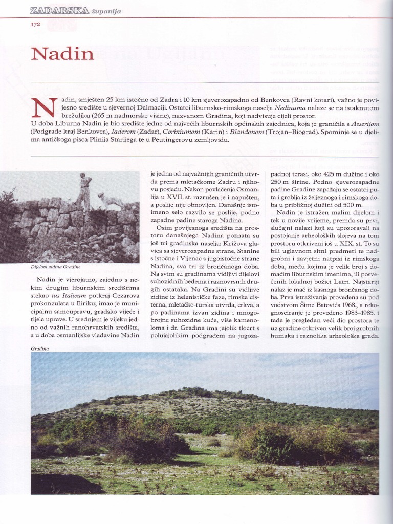 Šime Batović - Nadin | PDF