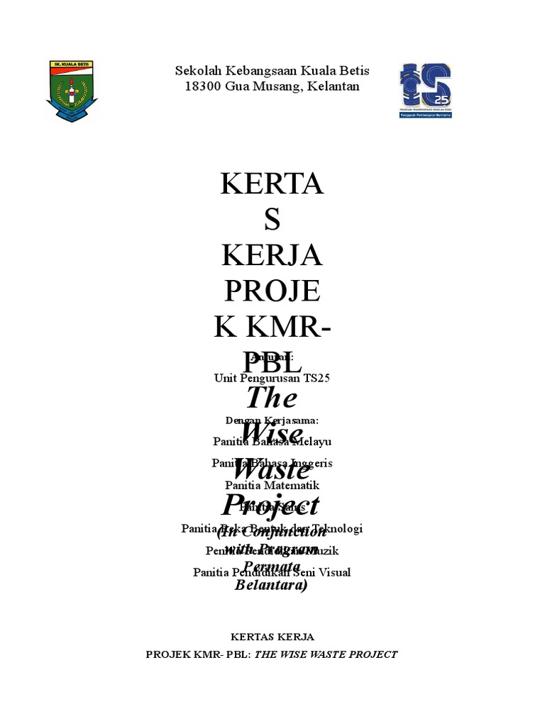 The Wise Waste Projek KMR-PBL | PDF