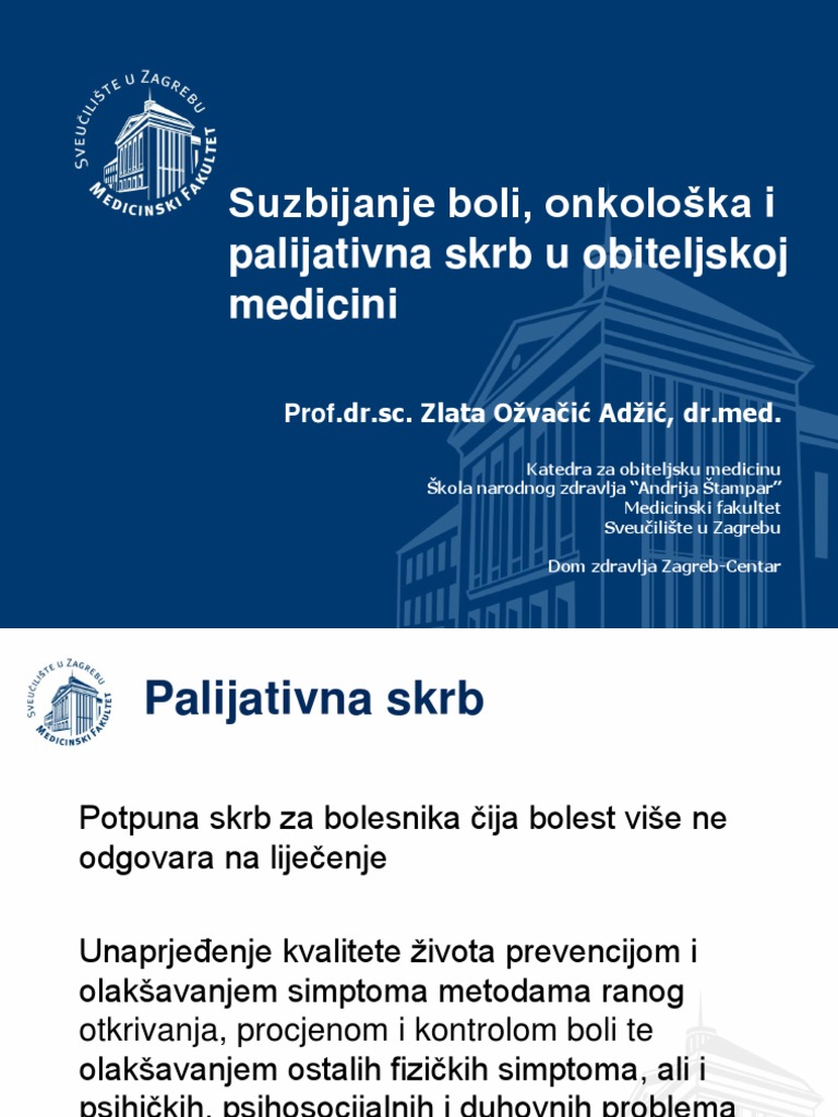 Bol I Palijativna SKRB | PDF