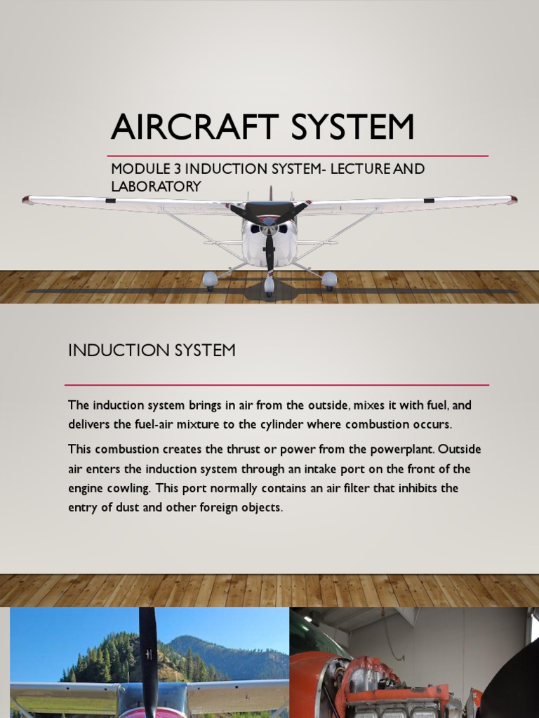 Aircraft System Prelim Module 3 Induction System Revised | PDF ...