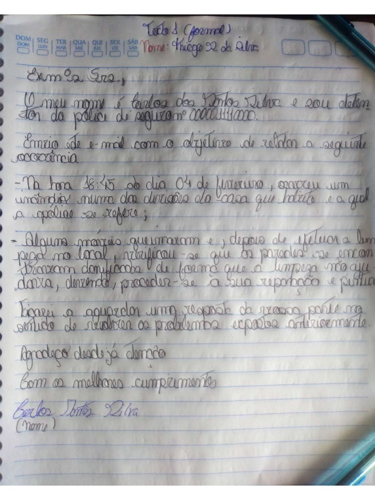 Textos (Formal e Informal) | PDF