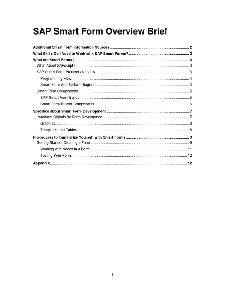 Smart Form Overview | PDF | Software Engineering | Computing
