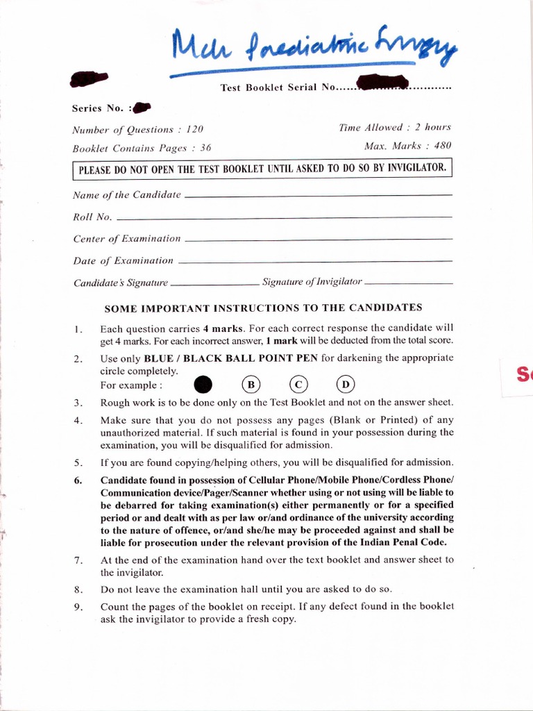 MCH Paediatric Surgery-2 | PDF