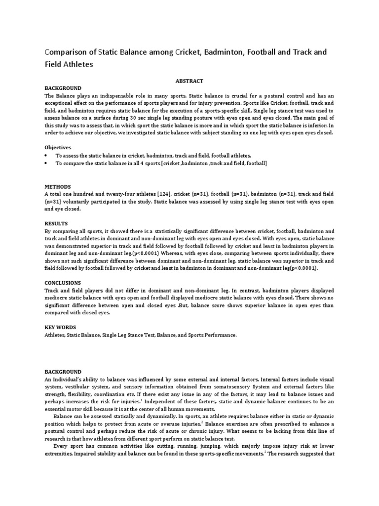 Manuscript Corrections | Download Free PDF | Games Of Physical Skill | Athletic Sports