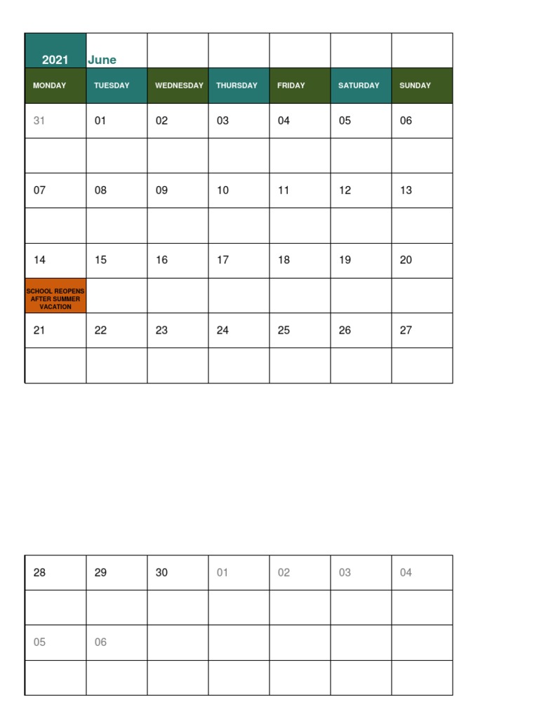 Academic Calendar 2021 2022 DPS Bangalore South 1 | PDF