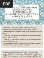 Module Culminating Activity Grade 12 Humss | PDF