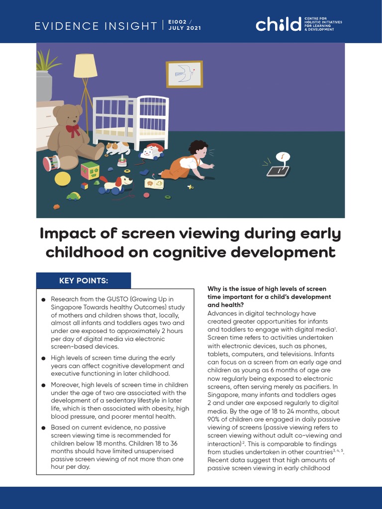 CHILD - Impact of Screen Viewing On Cognitive Development - For ...