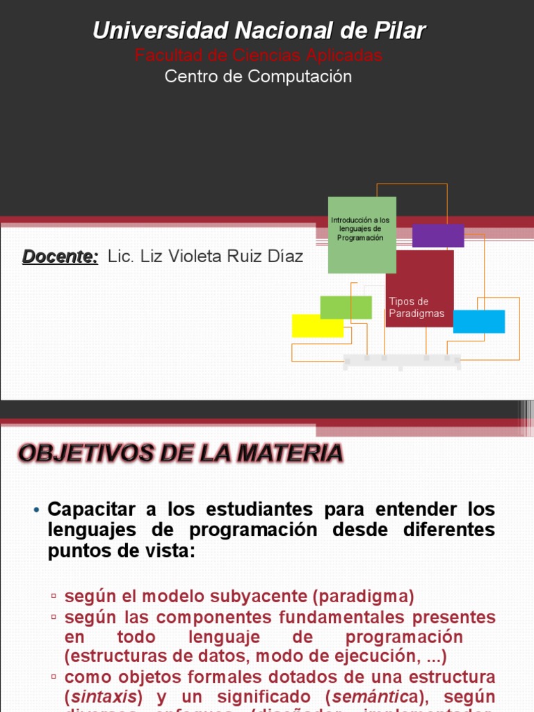 Paradigmas de La Programacion | PDF | Lenguaje de programación ... Paradigmas de La Programacion | PDF | Lenguaje de programación ...