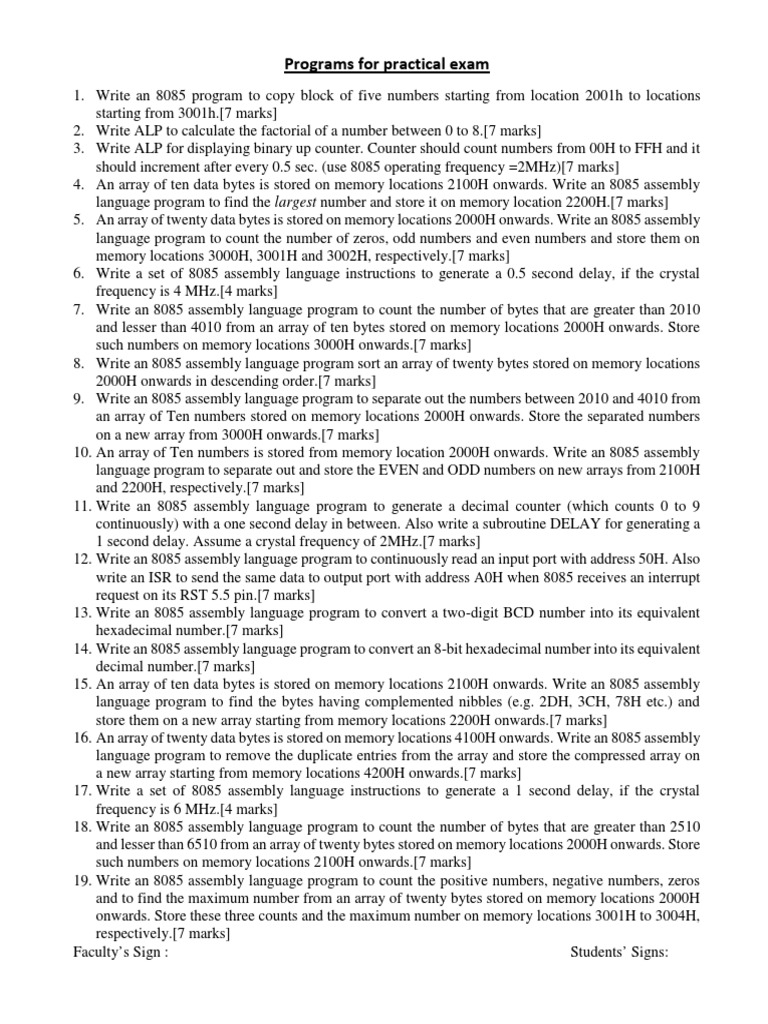 Program 4 Practicals | PDF | Assembly Language | Computer Data