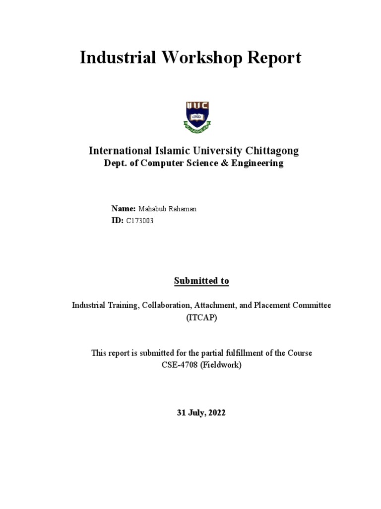 ITCAP Report | PDF | Spring Framework | Java (Programming Language)