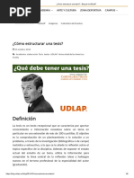 Estructura Capitular para El Desarrollo de Una Investigacion | PDF ...