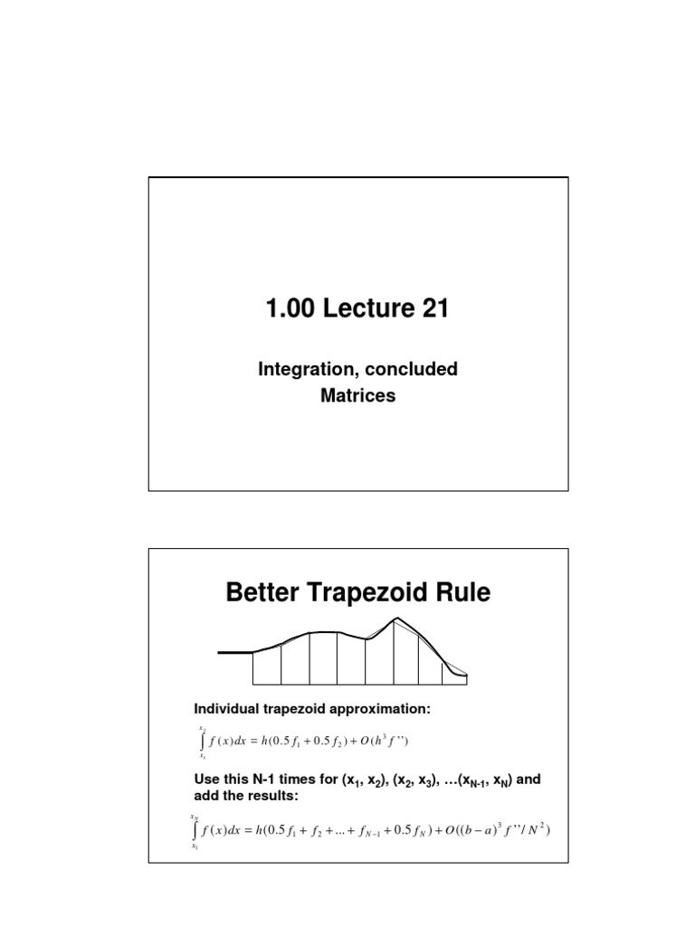 lecture21مهم | Download Free PDF | Matrix (Mathematics) | System Of Linear Equations