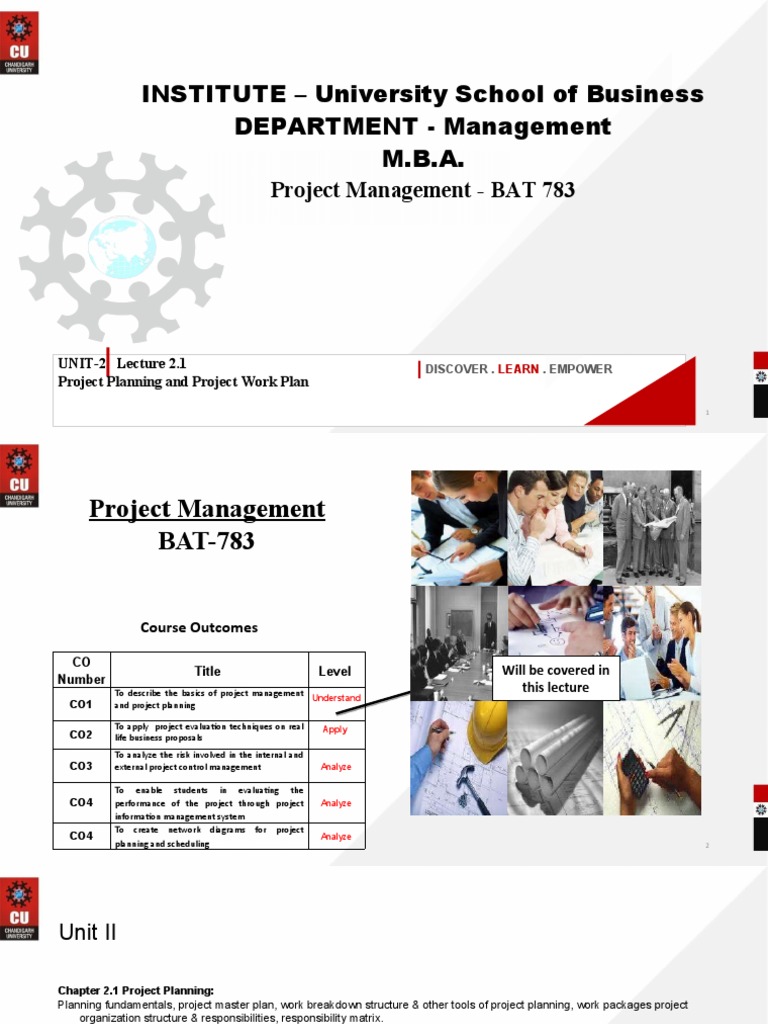 MBA Project Planning Guide | PDF