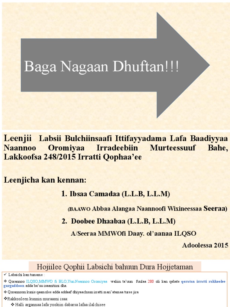 Leenjii Labsii Lafa Baadiyyaa Mmwo Pdf