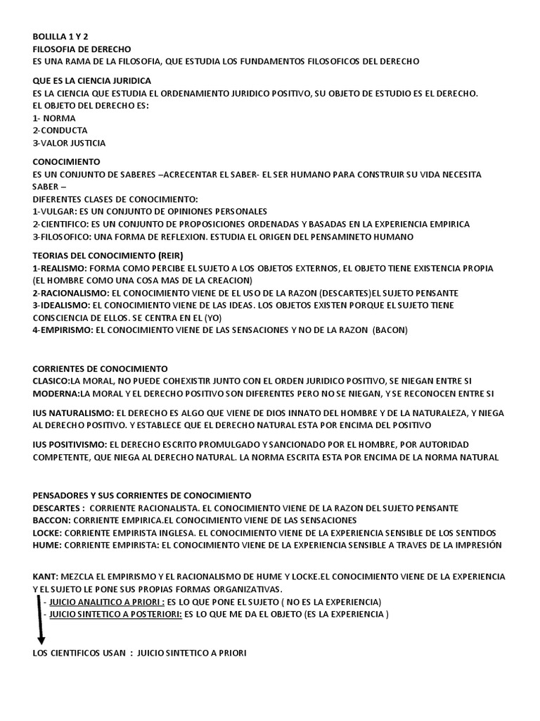 Filosofia - Primer Parcial | Descargar gratis PDF | Empirismo | Conocimiento