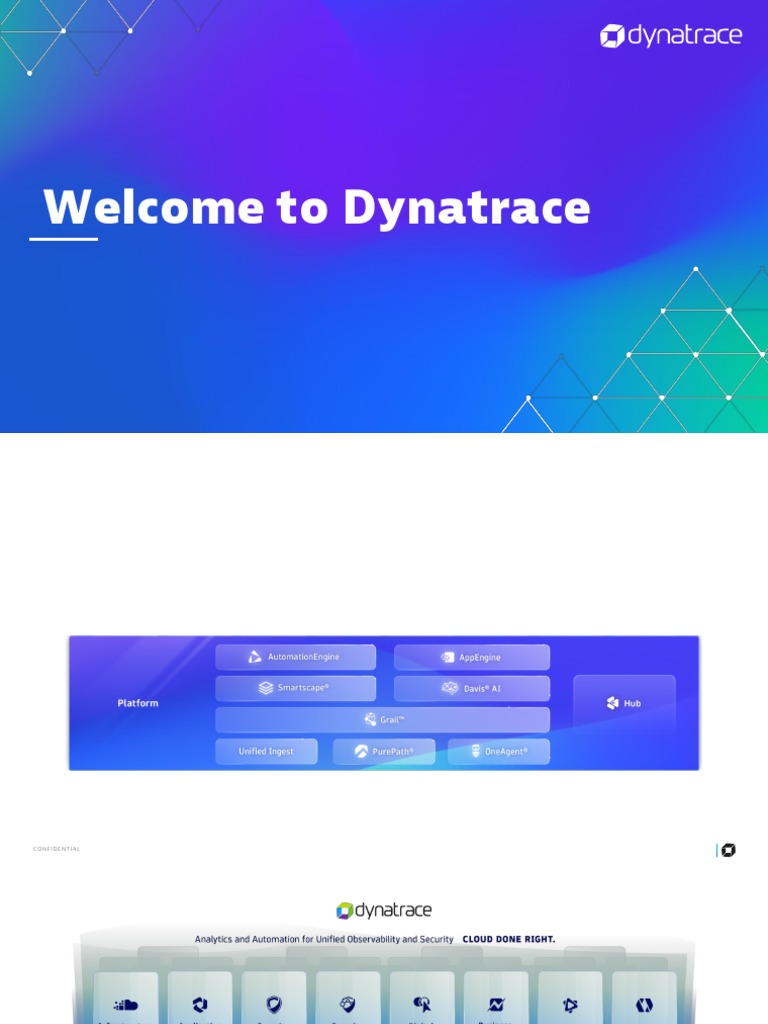 GSPINTRO100 Welcome To Dynatrace | PDF