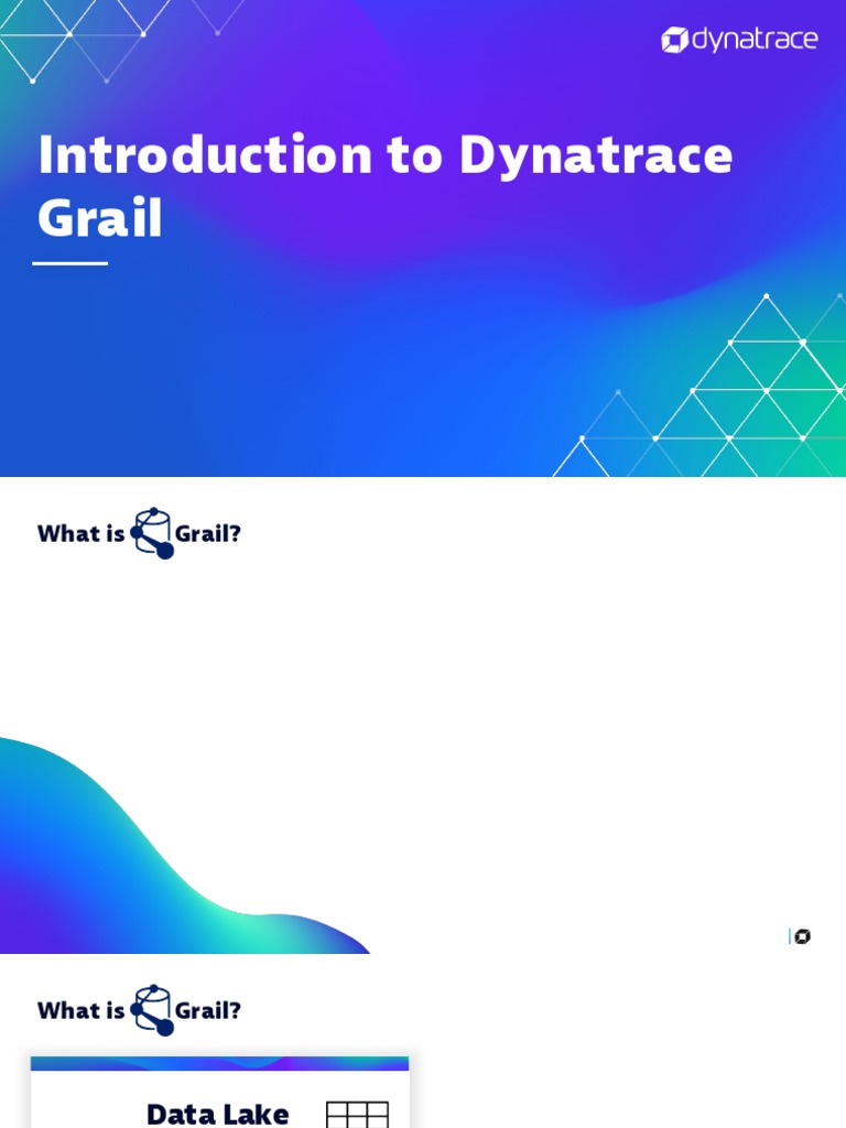 GSPINTRO110 Introduction To Dynatrace Grail | PDF