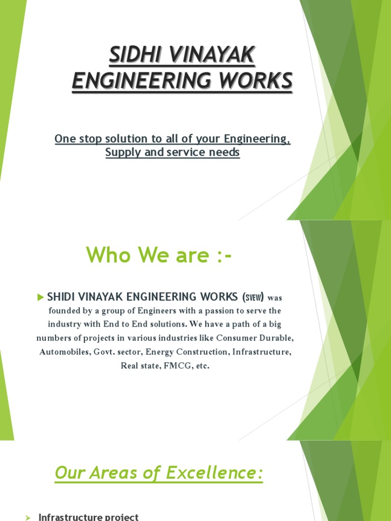 Shidi Vinayak Engineering Works | PDF