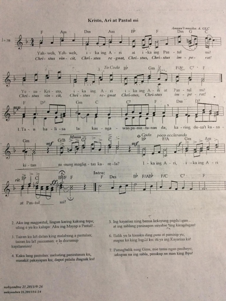 Kristo Ari at Pastul Mi GLC | PDF