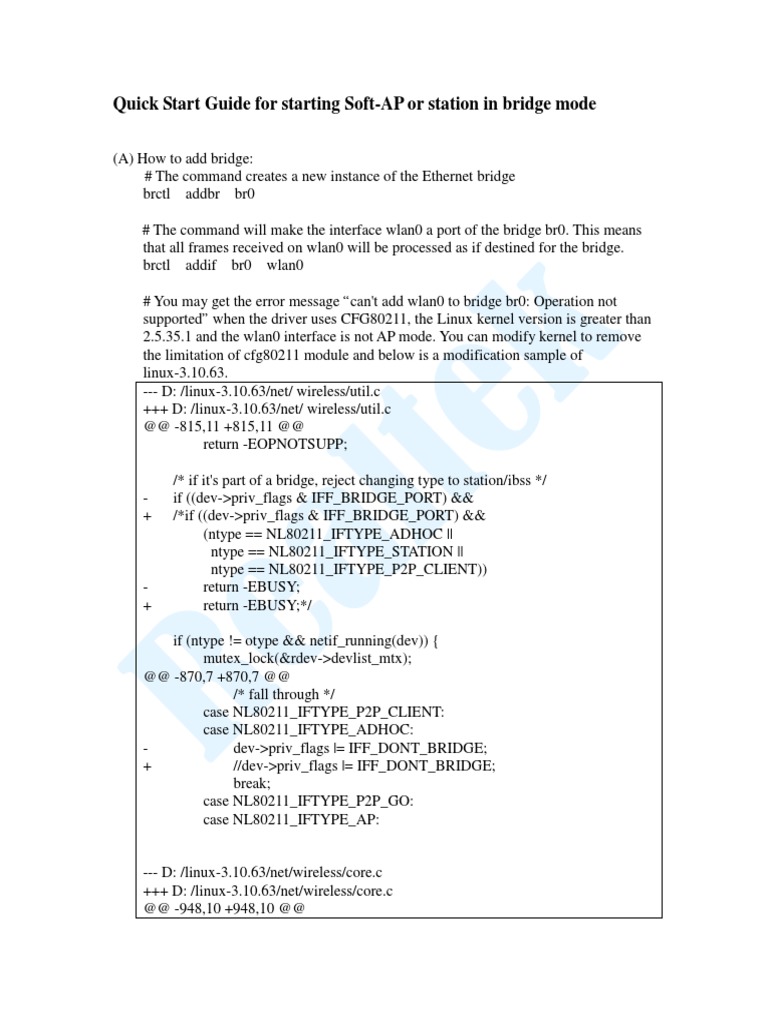 Bridge Mode Setup for Linux Users | PDF | Software | Data Transmission
