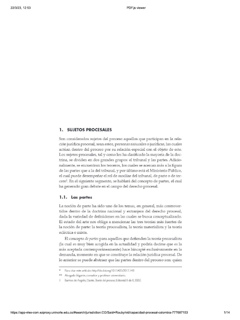 TDP-L6-Las Partes y Los Intervinientes en El Proceso Civil-Pp191 - 203 ...