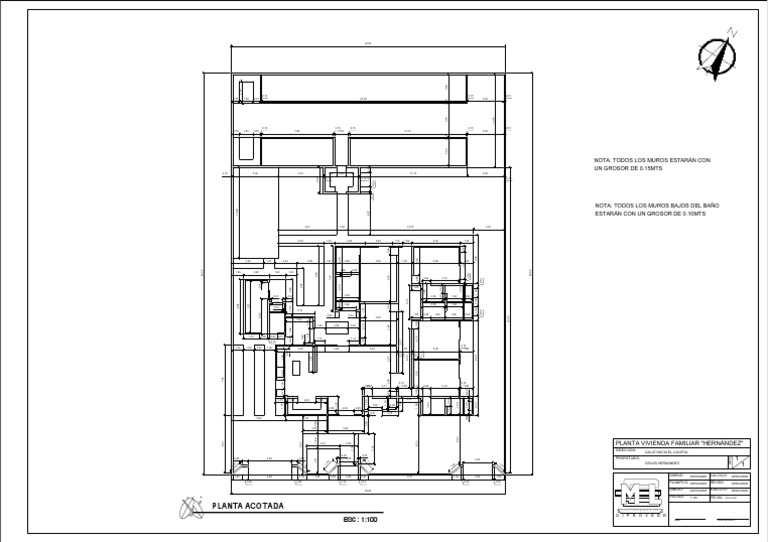 PLANTA ACOTADA (1) | PDF
