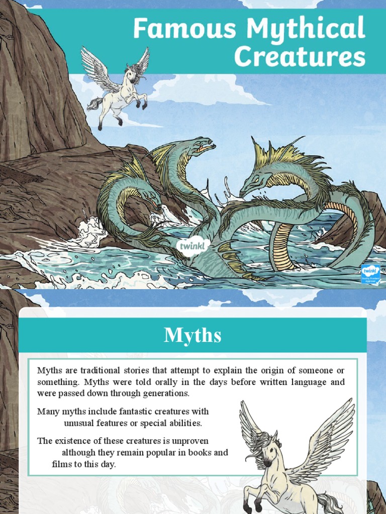 T H 358 ks2 Famous Mythical Creatures Powerpoint - Ver - 7 | PDF ...