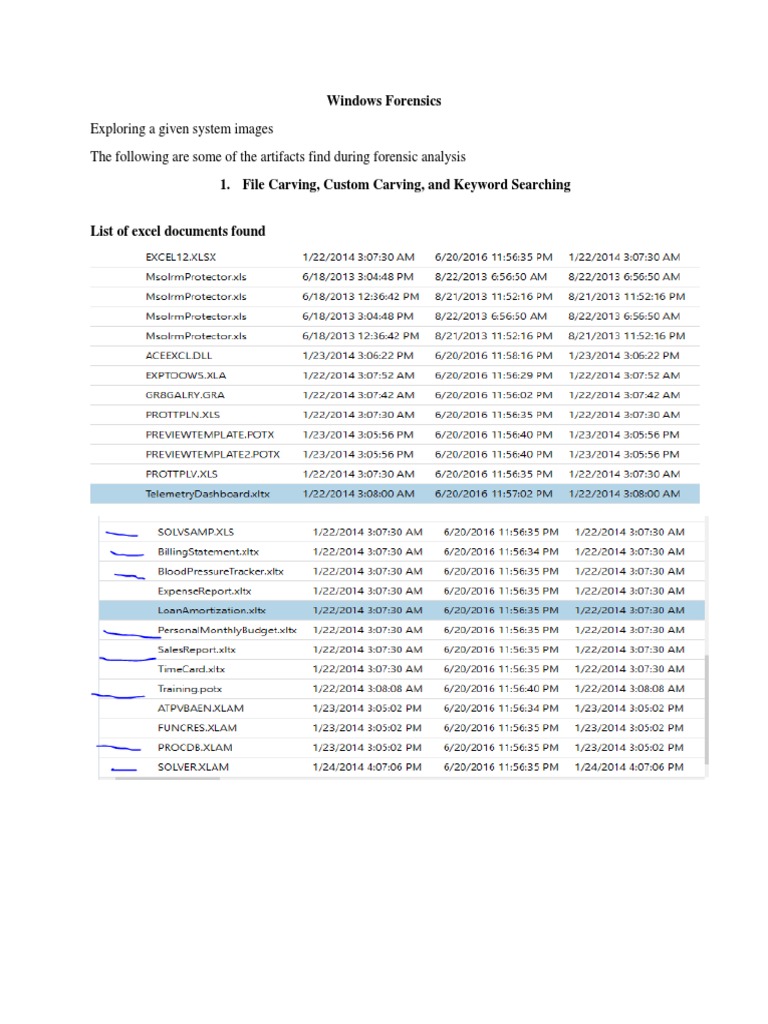 Windows Forensics Analysis Guide | PDF | Windows Registry | Microsoft Windows