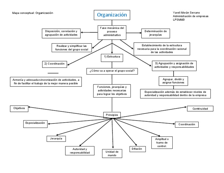 Mapa Conceptual Organizacion | PDF