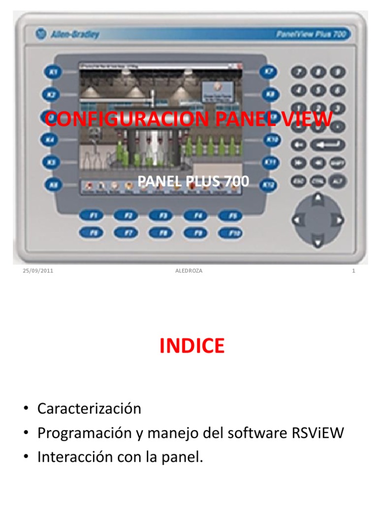 Configuracion Panelview Plus700 | PDF | Hardware de la computadora | Software