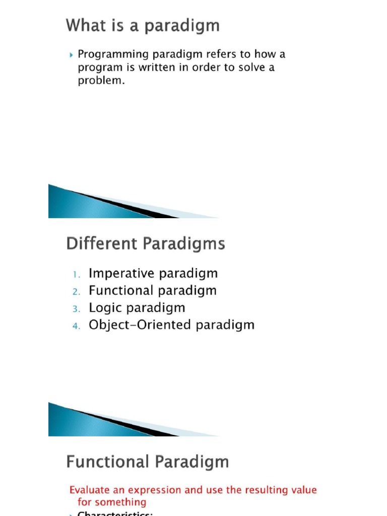Programming Paradigms | PDF Programming Paradigms | PDF