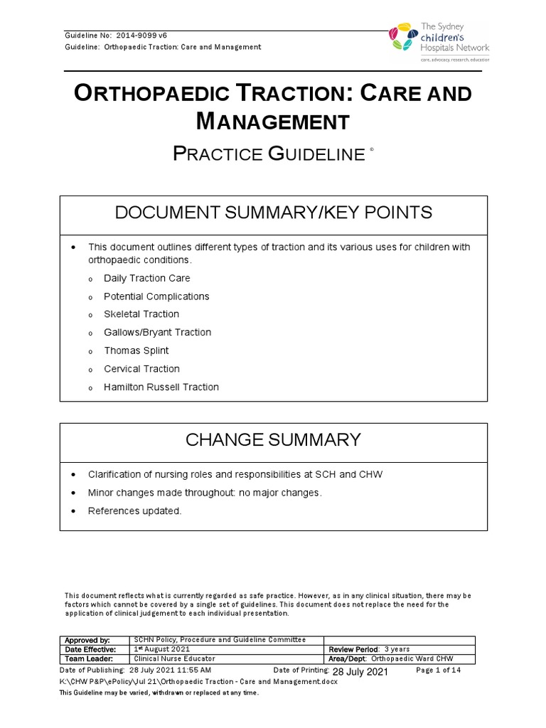 Skin Traction | PDF | Orthopedic Surgery | Hip